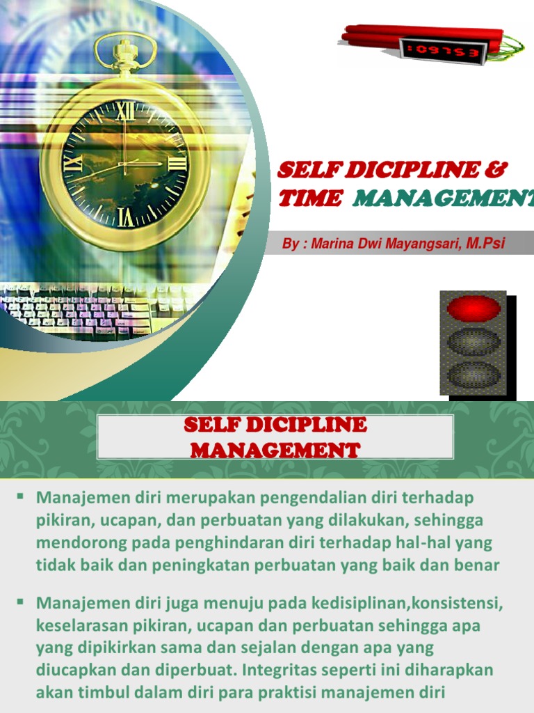 Manajemen Diri dan Waktu Efektif | PDF | Karier & Perkembangan | Bisnis