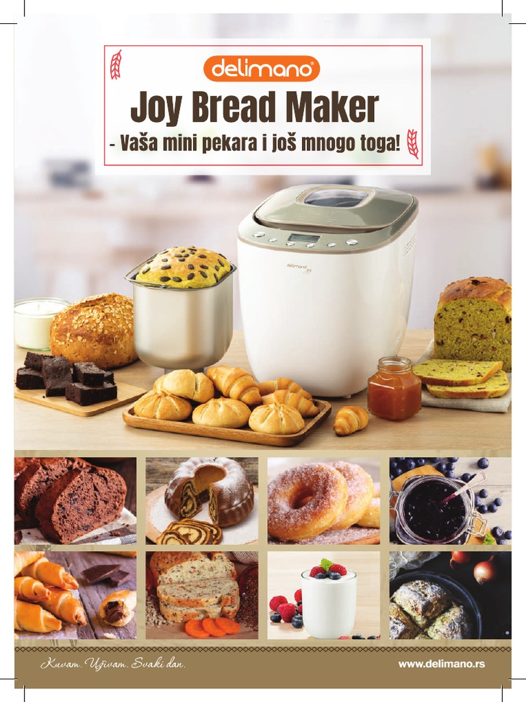 Joy Bread Maker Knjiga Recepata Compressed | PDF