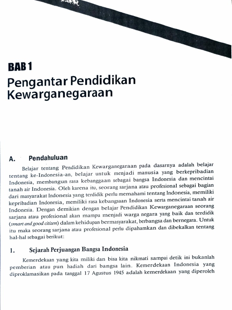 PKN Bab 1 | PDF
