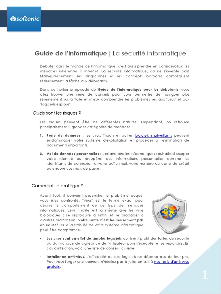 Guide-de-linformatique-épisode-8-Softonic | PDF