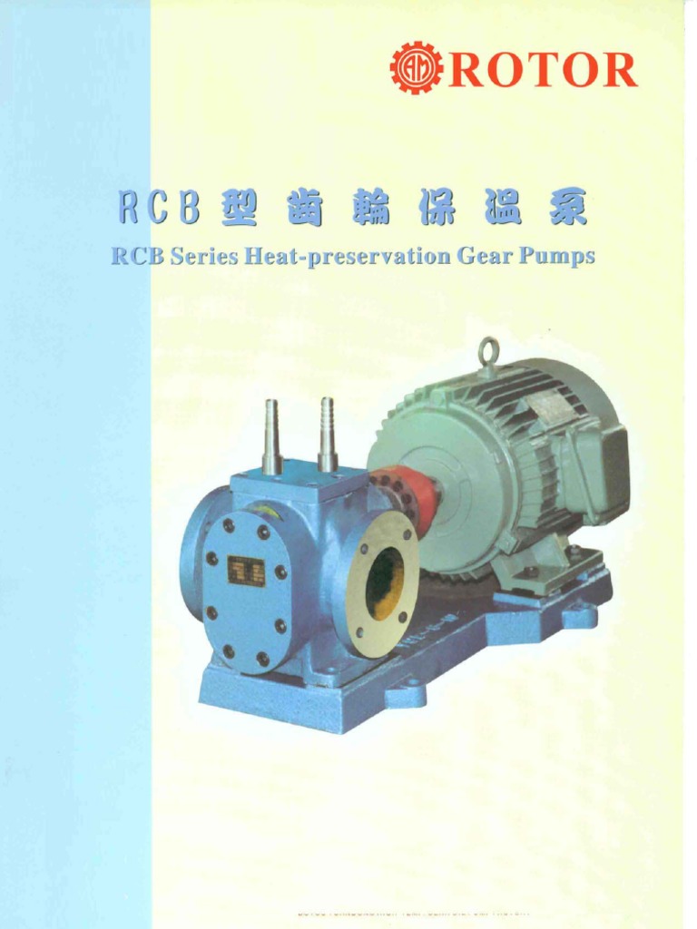 Rotor RCB Gear Pump | PDF