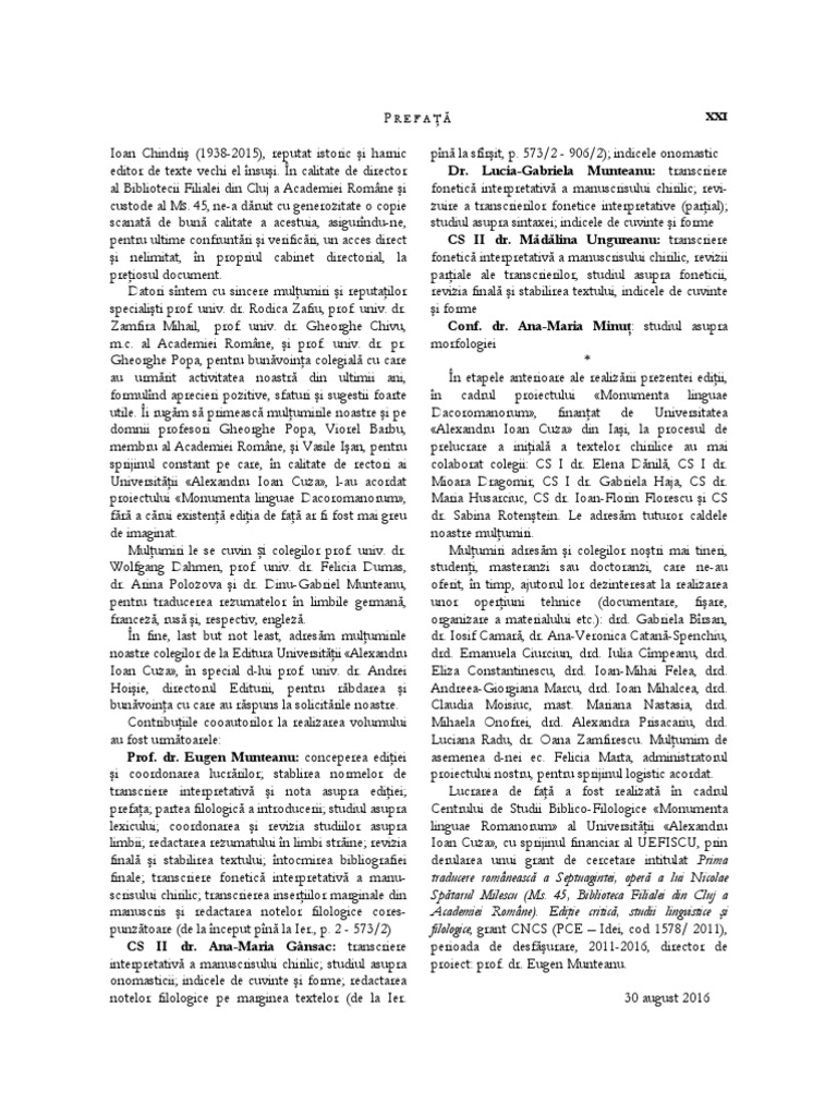 Milescu Text 03 | PDF