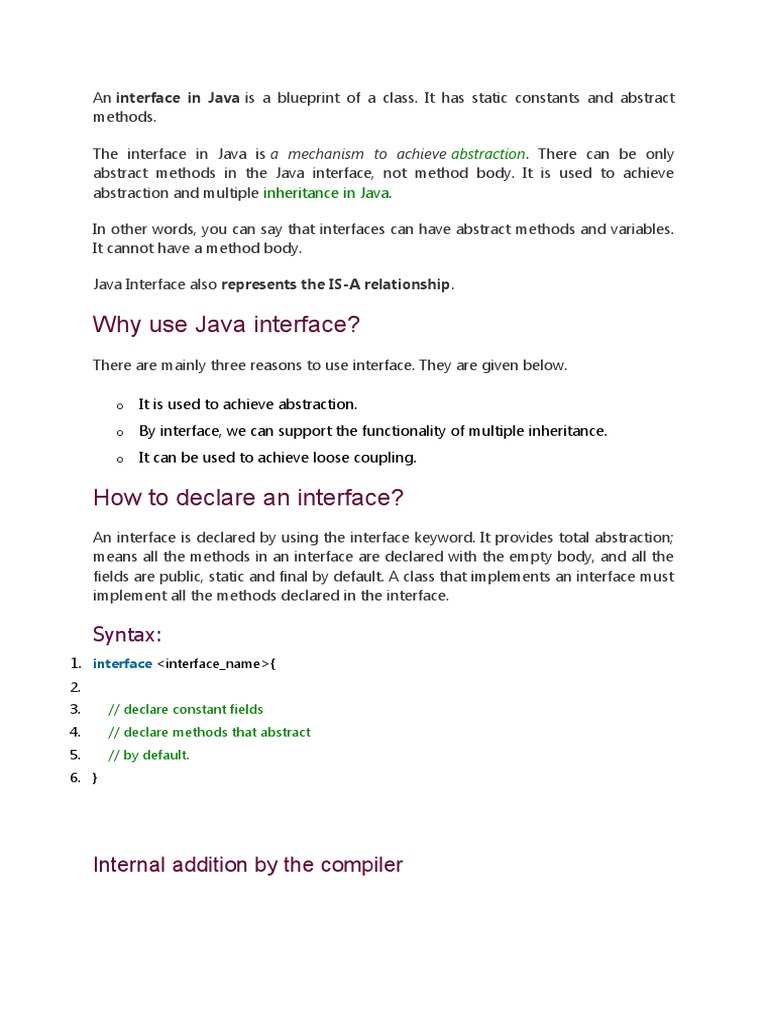 Interface | PDF