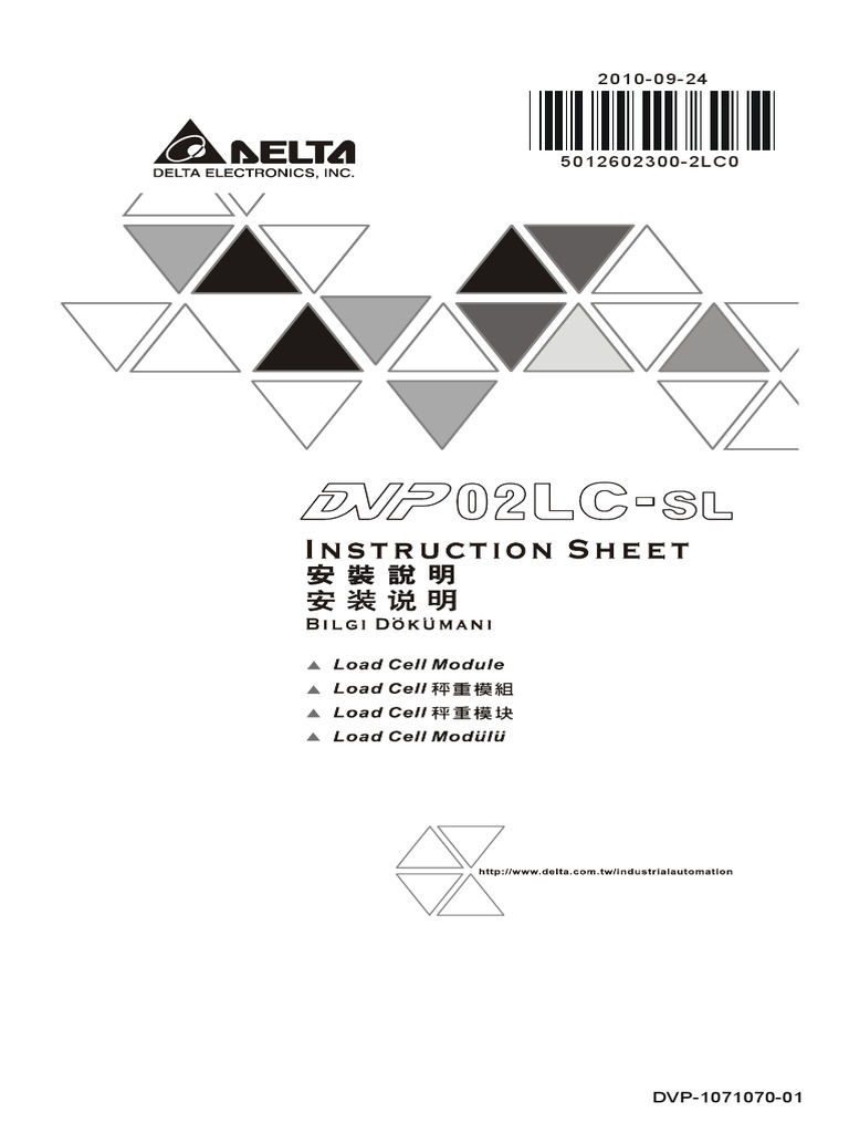 DVP02LC-SL I Mul 20100924 | PDF | Alternating Current | Programmable ...