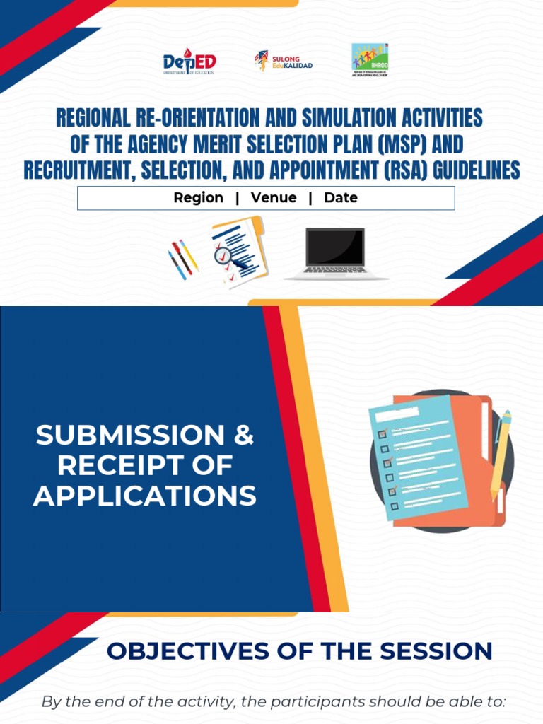 Session 2 - Submission and Receipt of Applications | PDF | Authentication