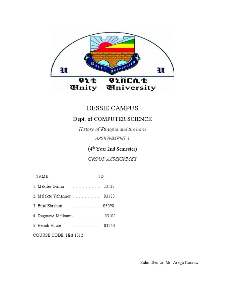 History Assignment | PDF