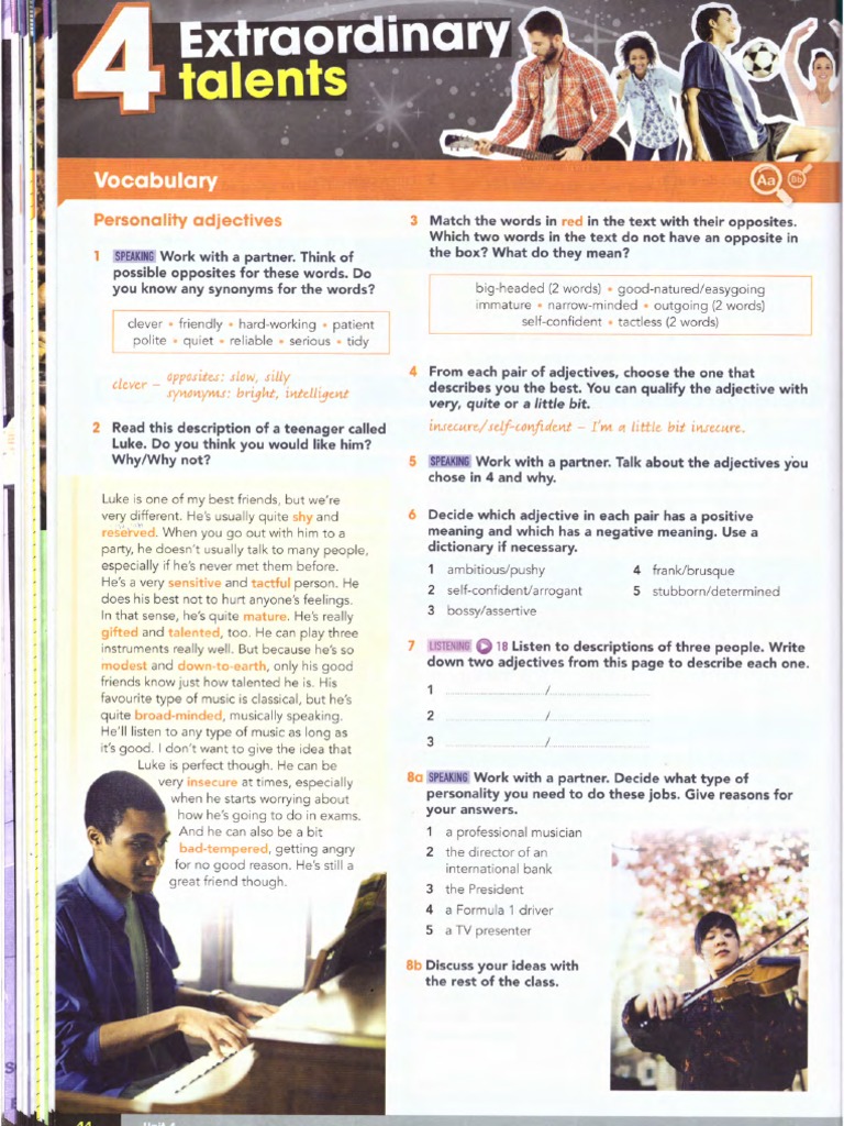 Unit 4 - B2 Gateway B2 SB | PDF