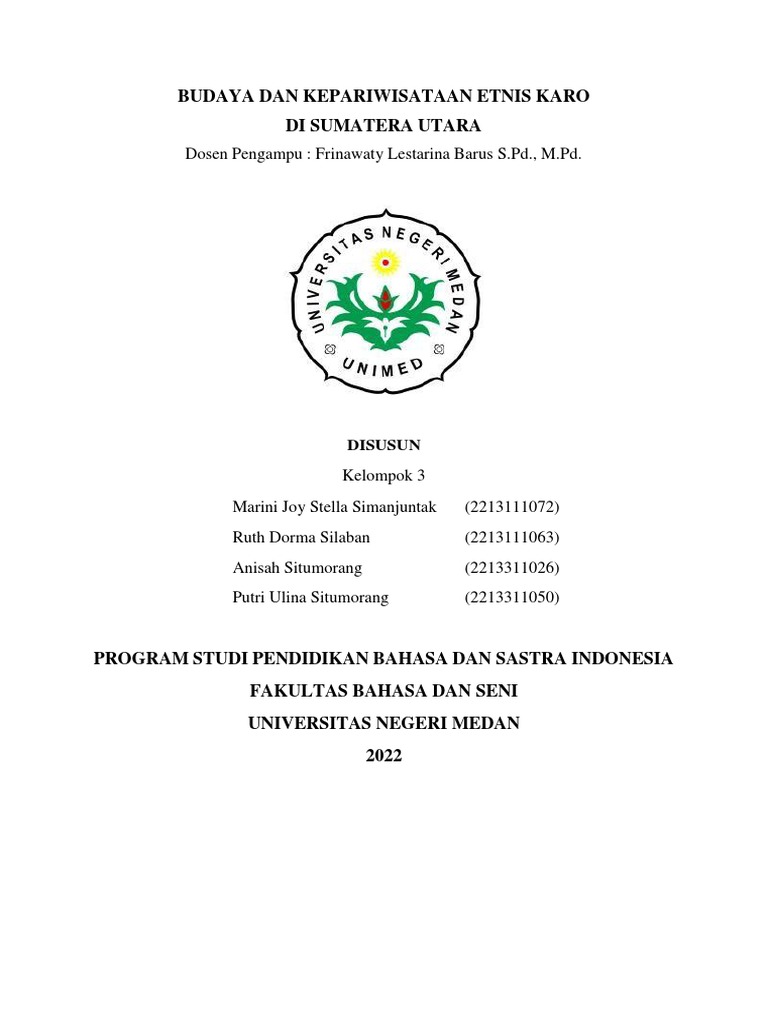 Budaya dan Wisata Etnis Karo | PDF | Ilmu Sosial