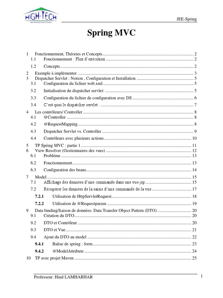 Tutorial4 Springmvc | PDF | Business | Technology & Engineering