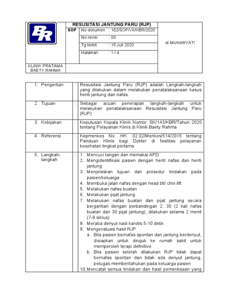 Sop Rjp 2022 Pdf