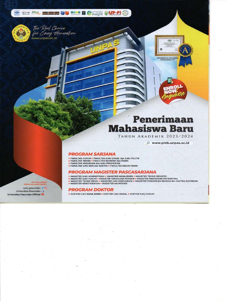 BROSUR PMB TA 2023-2024 - Compressed | PDF