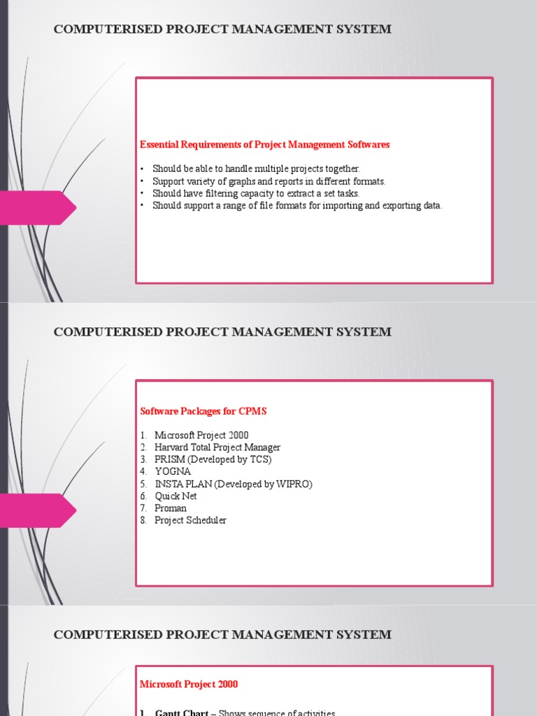 Computer Aided Project Management | PDF | Project Management | Business