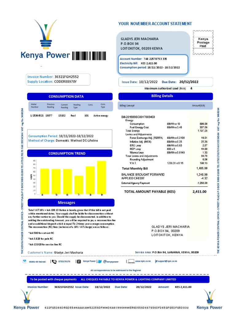 KPLC 22 | PDF | Value Added Tax | Services (Economics)