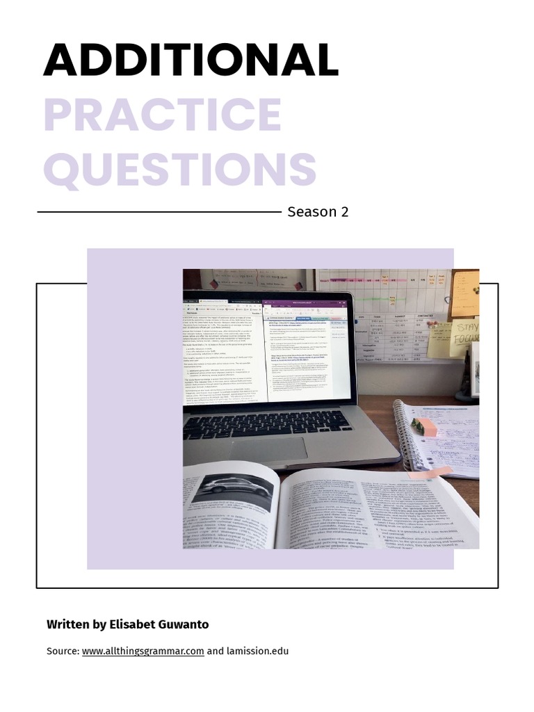 Additional Practice Questions | PDF
