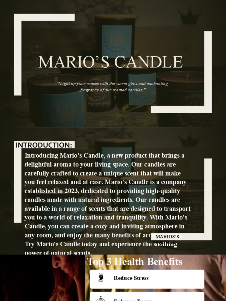 Candle Presentation Pdf