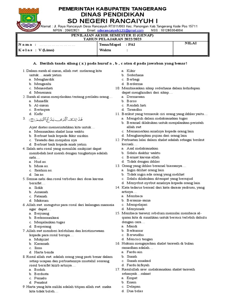 PAS (smt2) PAI (kls5) | PDF