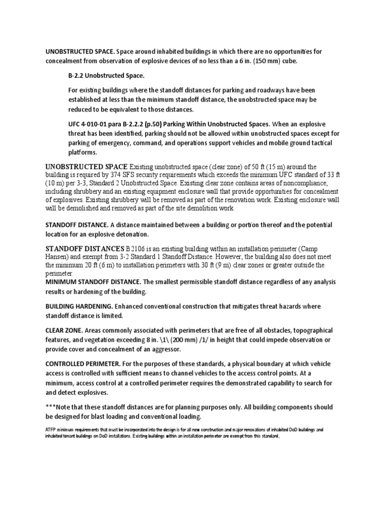 Unobstructed Space | PDF