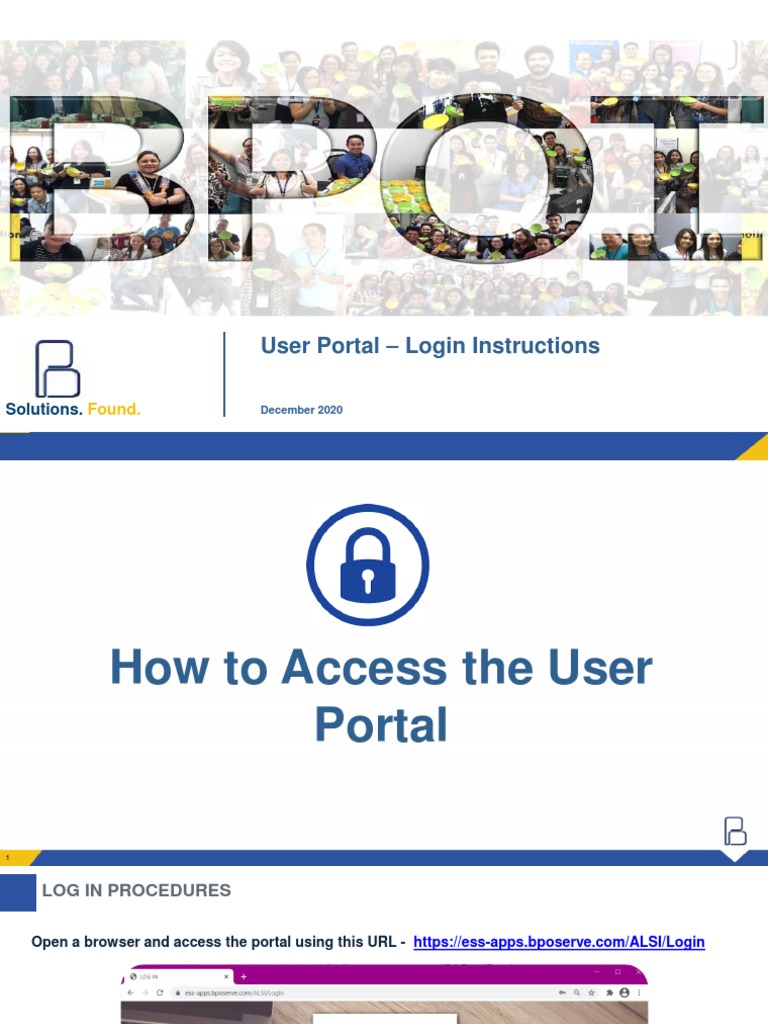 User Manual - How To Log in To The Portal | PDF