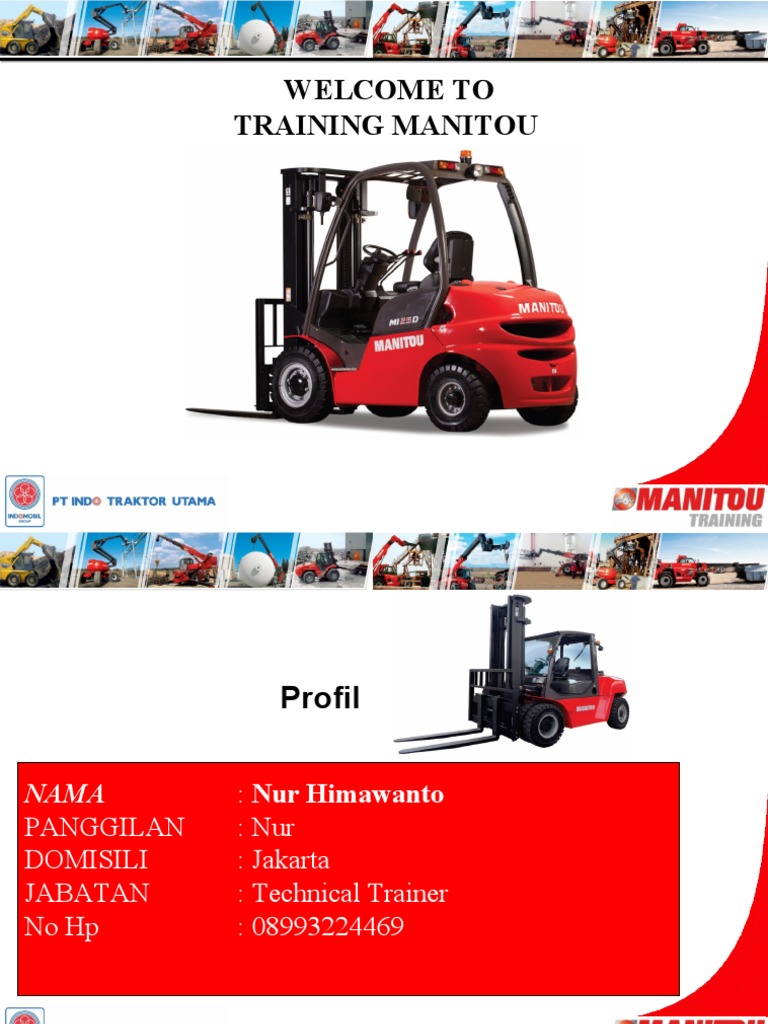 Training Manitou MI-X 35 D | PDF