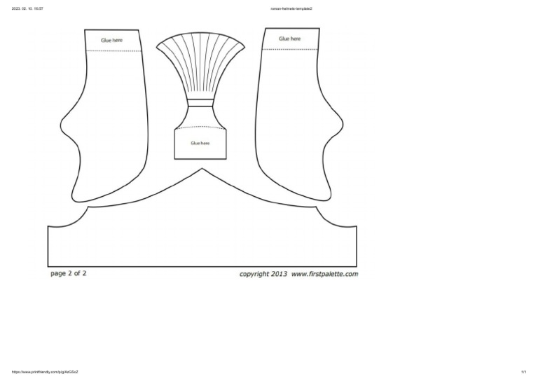 Roman Helmets Template | PDF