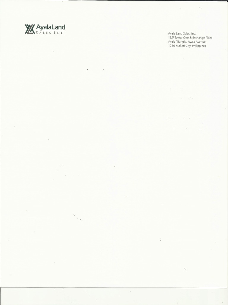 Ayala Letter Envelop | PDF