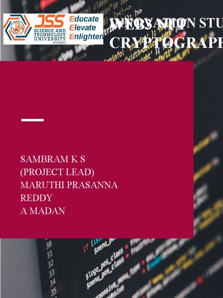 Innovation Project Report | PDF | Cryptography | Public Key Cryptography