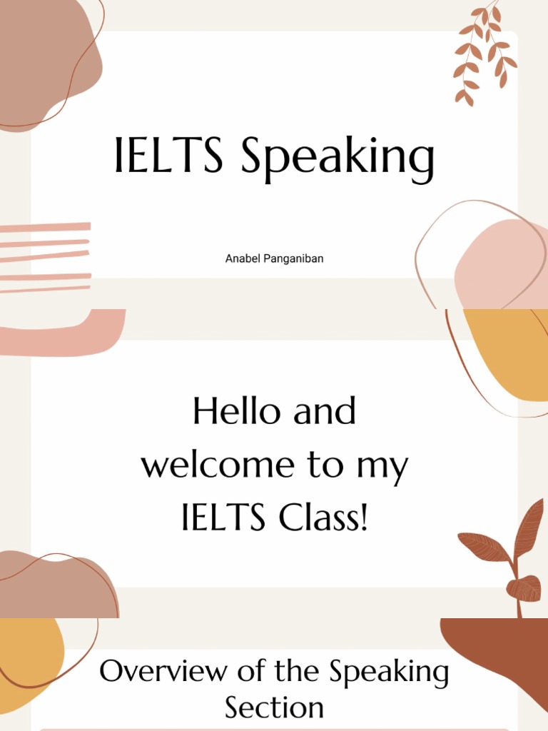 Ielts Speaking Pdf