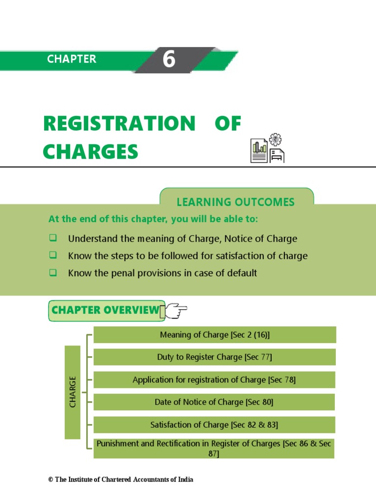 Registration of Charges | PDF