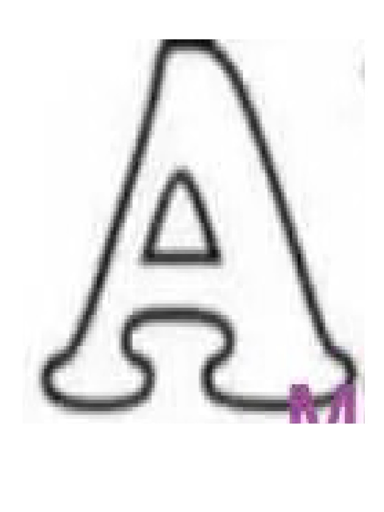 Moldes de Letras | PDF