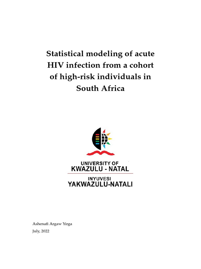 Yirga Ashenafi Argaw 2022 | PDF | Hiv/Aids | Regression Analysis