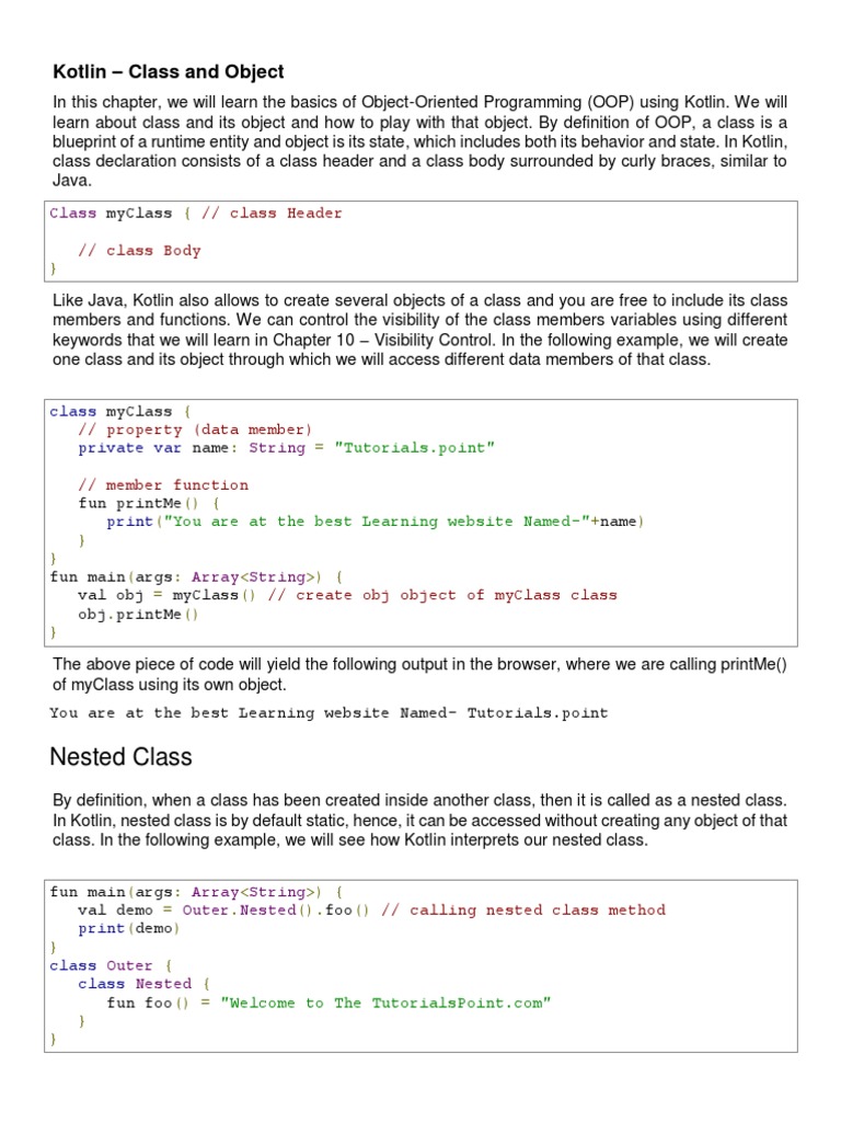 7-Kotlin-Part 2 | PDF 7-Kotlin-Part 2 | PDF