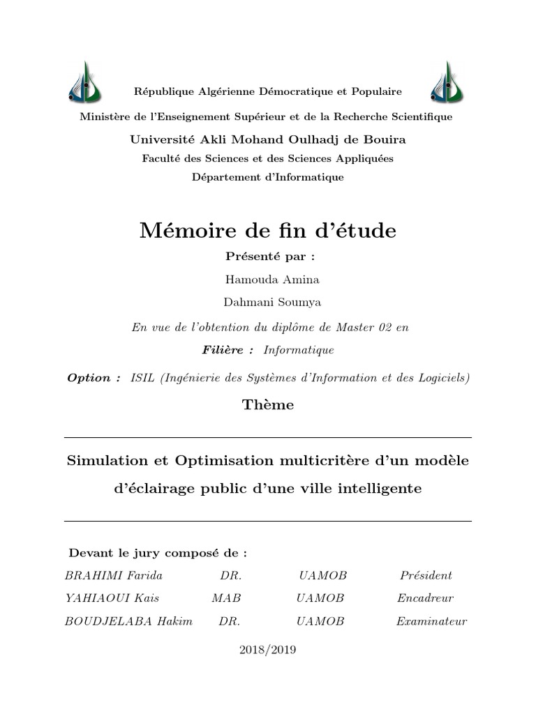 Template Memoire | PDF