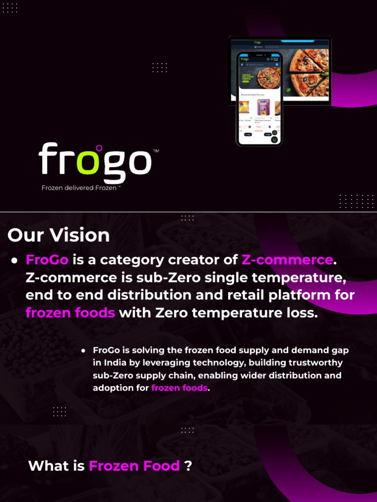FroGo: Revolutionizing Frozen Food Delivery | PDF | E Commerce | Retail
