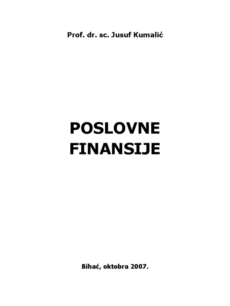 Posl Finans | PDF