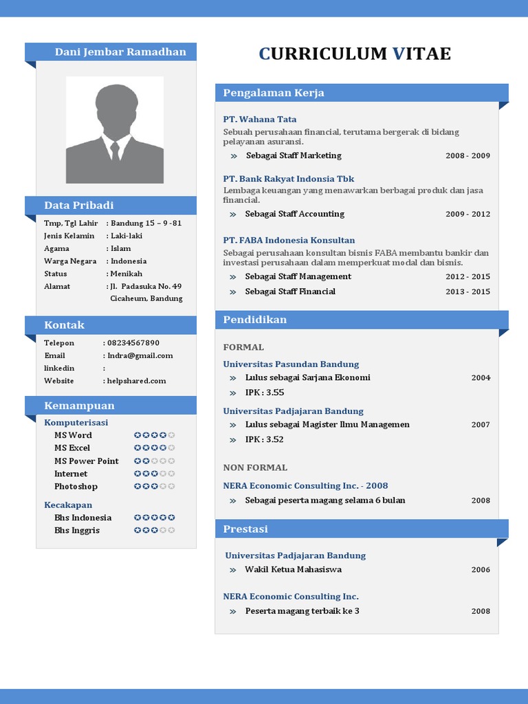 Contoh CV | PDF