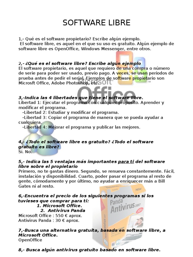 Ventajas del Software Libre frente al Propietario | PDF | Negocios