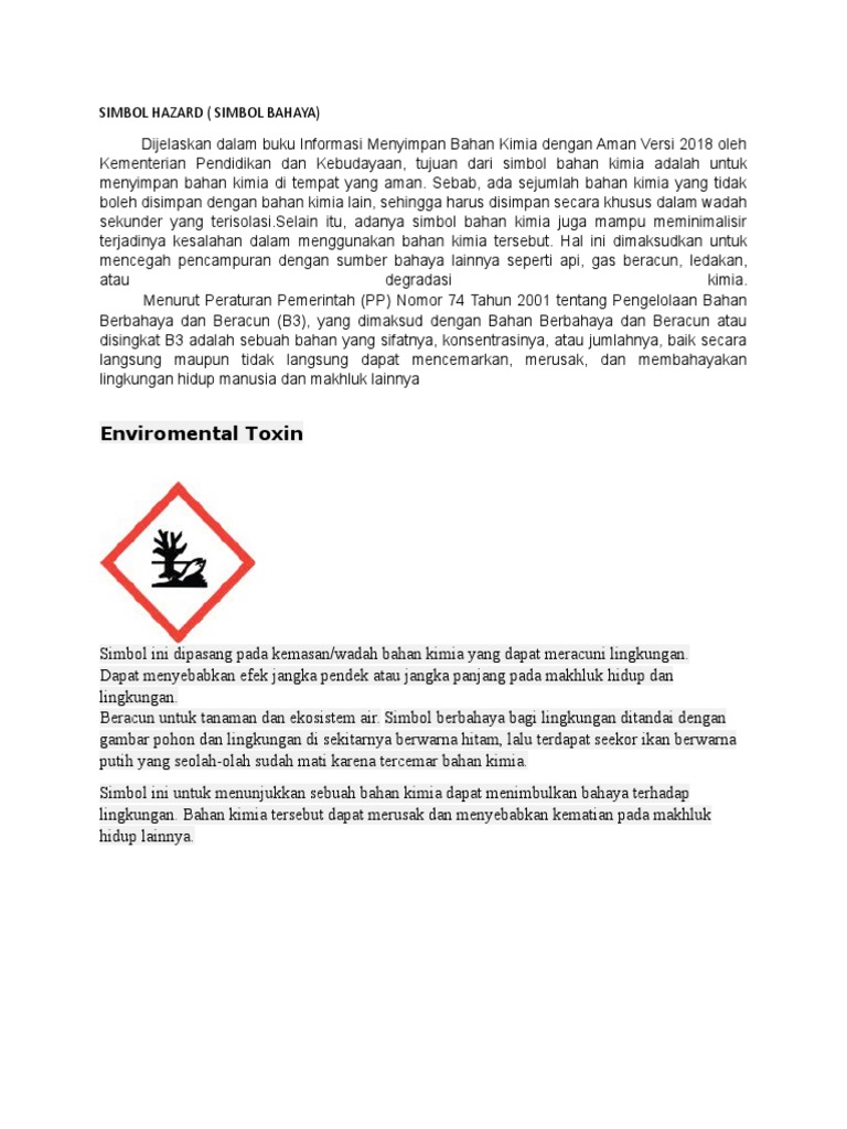 Simbol Hazard | PDF