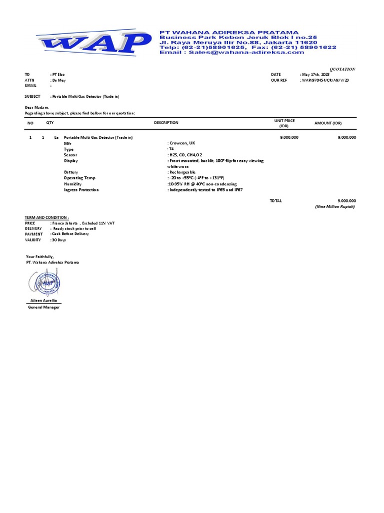 WAP 970454 - PT Elco - AN - CR | PDF