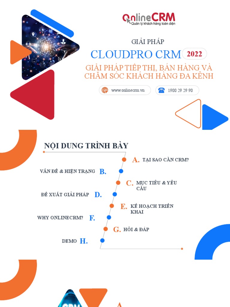 GIẢI PHÁP CLOUDPRO CRM 2022 | PDF