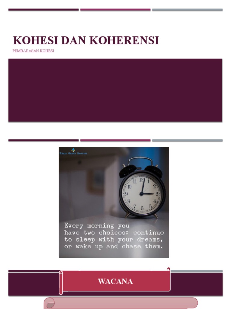 Kohesi Dan Koherensi | PDF