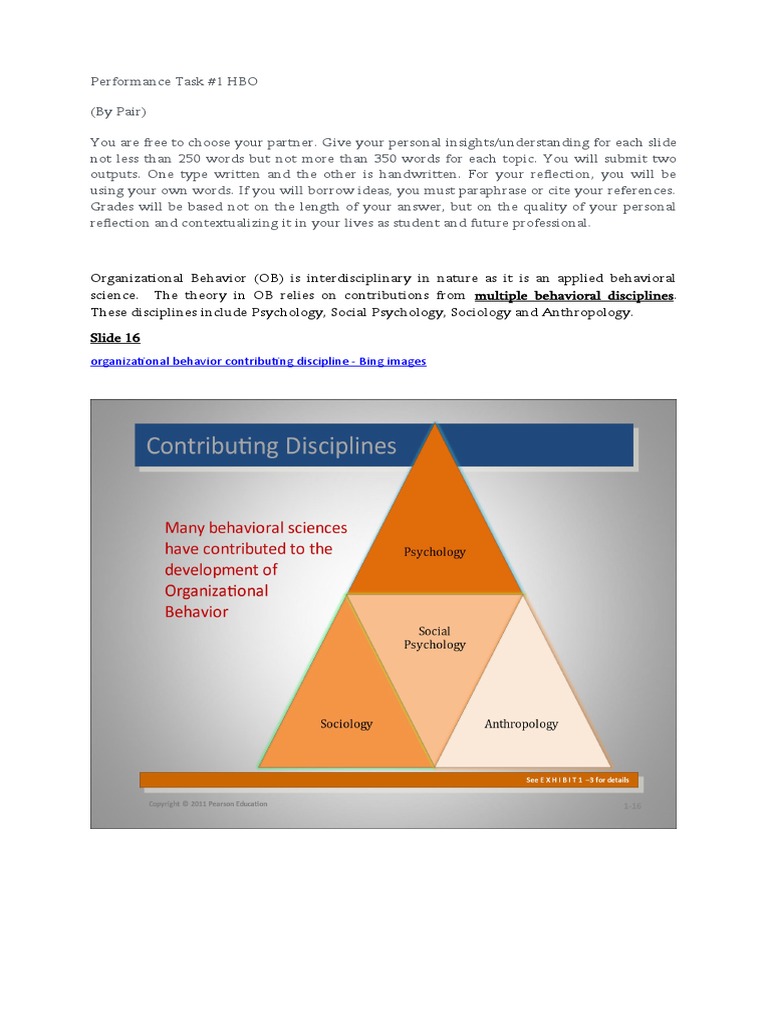 HBO Performance Task 1 | PDF