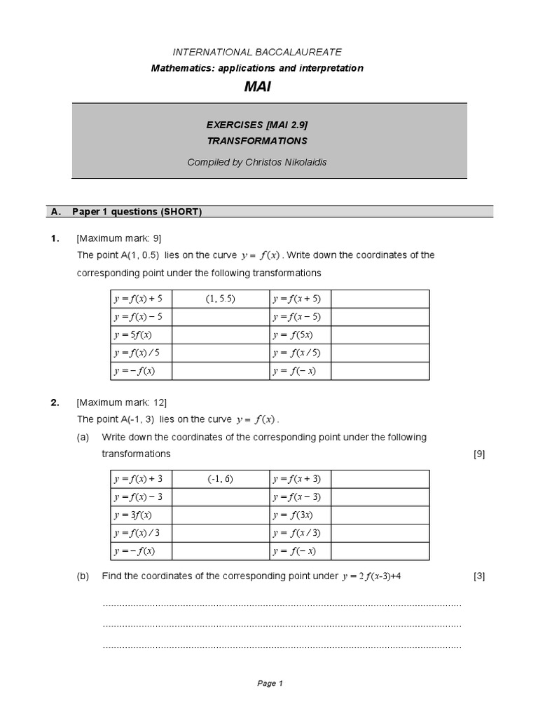 Transformations Pdf Cartesian Coordinate System Vertex Graph Theory