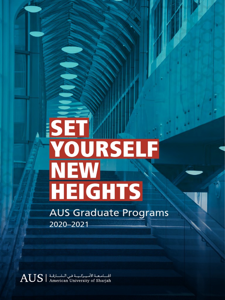 AUS Graduate Programs Brochure | PDF | Engineering | Postgraduate Education