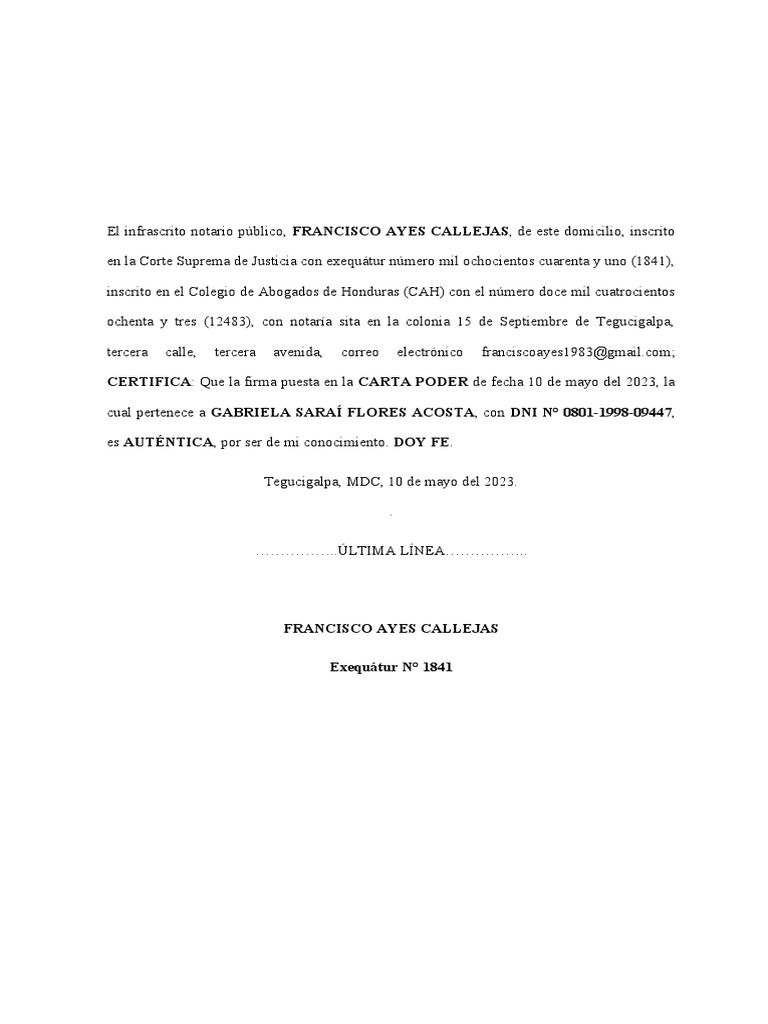 Auténtica de Copias | PDF