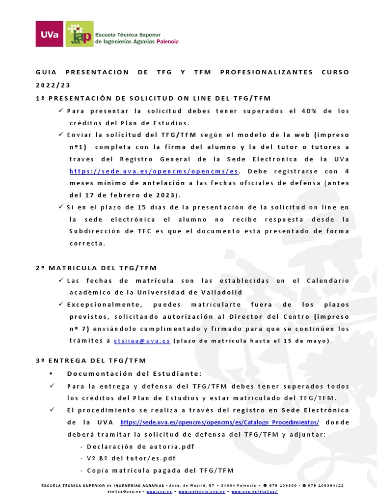 DEFENSA de TFG_TFM curso 2022_23 (1) | PDF