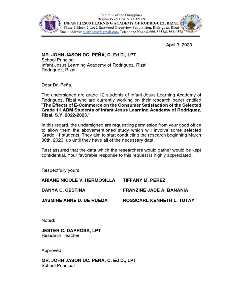 Intent Letters | PDF