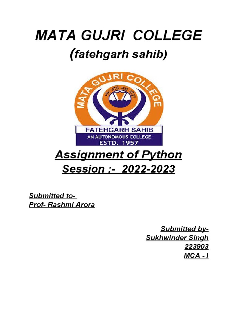 Python Assignment 2 Pdf 