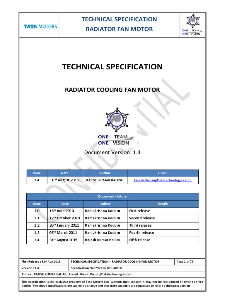 2921 02 023 A0188 - Radiator Cooling Fan Motor - Technical ...