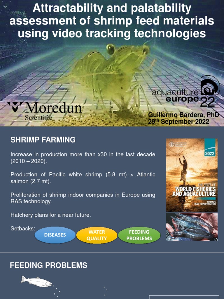 02 G.bardera Attractability and Palatability Assesment of Shrimp Feed | PDF