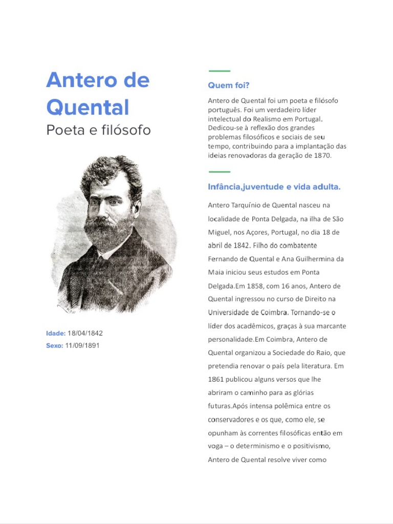 Antero de Quental | PDF